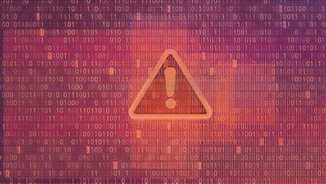 Abstract Red Background With Binary Code Numbers Data Breach Malware