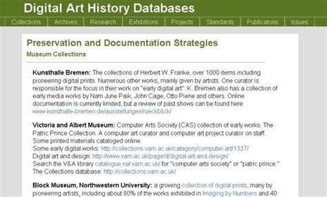 Digital Art History Databases Incca