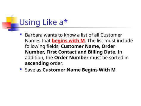 Ms Access Database Creation And Managementppt