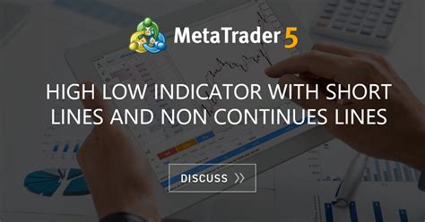 high low indicator with short lines and non continues lines indices technical indicators