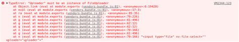 Uploader Must Be An Instance Of FileUploader Safari Browser Issue