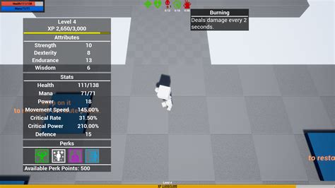 Ultimate Attributes And Stats Component