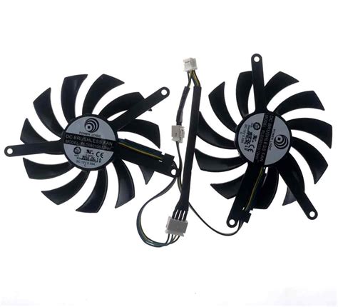 Amazon.com: PLD08010S12HH 75mm DC12V 0.35A 4Pin Replacement Graphics ...