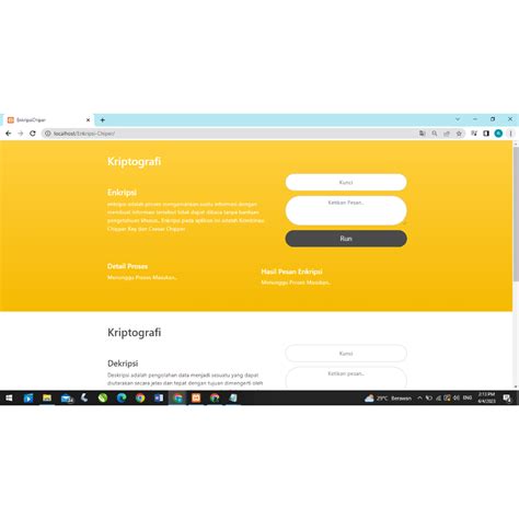 jual aplikasi enkripsi dan dekripsi pesan dengan kriptografi caesar