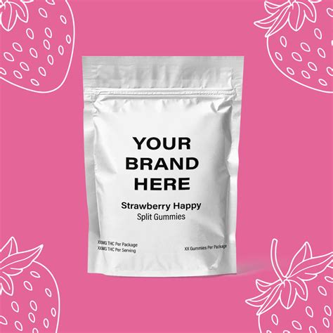 Case Pricing White Label Arousal Thc Gummy 10mg Thc Split Gummies