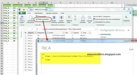 Consolidando Datos De Orígenes Diferentes Con Power Query En Excel Excel Foro Un Blog De Excel