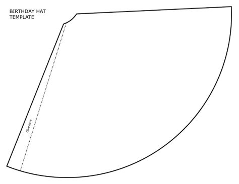 Printable Birthday Hat Template