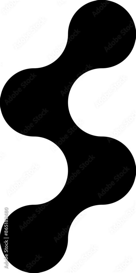 Meta Balls Connected Morph Dots Liquid Blobs Fluid Rounded Design Elements For Logo Icon