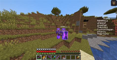 Me And My Friend Have Acquired Full Netherite Armor On Our Server After