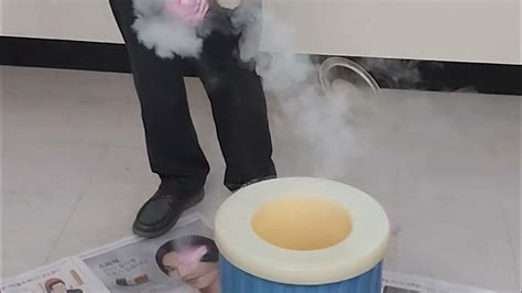 신기한 과학현상 액체질소로 장미 모양 변신하기 Youtube