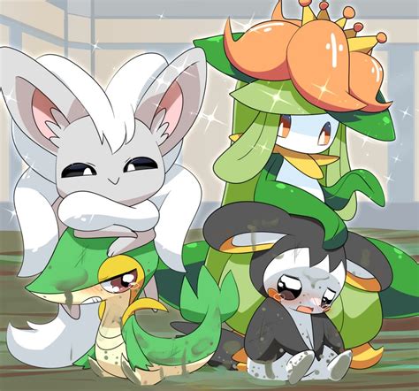 Snivy Emolga Lilligant And Cinccino Pokemon Drawn By Lets0020