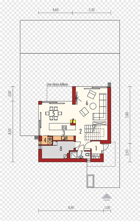 Plan D Tage Maison M Tre Carr Archipel Maison Altera Angle Png