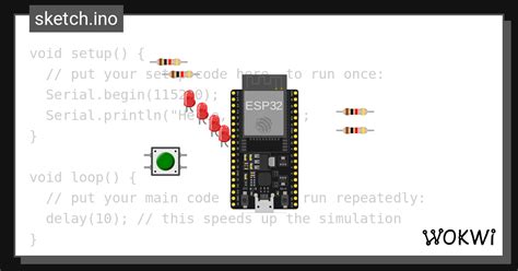Desafio Leds Softex Wokwi ESP STM Arduino Simulator