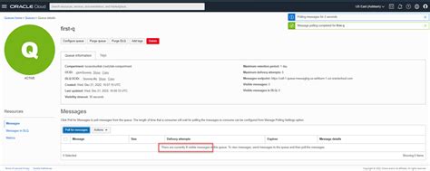First Steps With Oci Queue Servicefully Managed Massively Scalable Fifo Queue Conclusion Amis