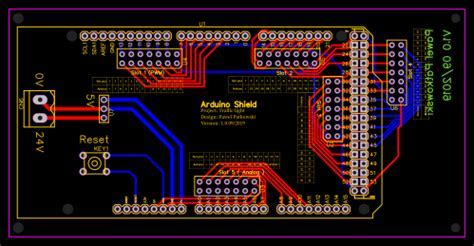 Arduino Mega Proto Screwshield PCB RF PCB
