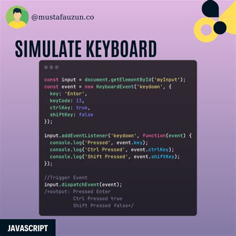 Javascript Simulate Keyboard Mustafa Ateş UZUN Blog