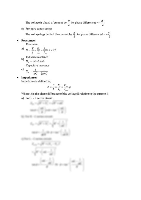 Solution 12 Physics Notes Ch07 Alternating Current 1 Studypool