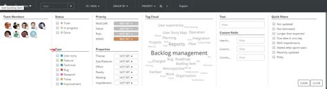 Predefined Backlog Item Types Scrumdesk Project Management