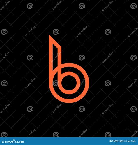 Modern Initial Bb Logo Letter Simple And Creative Design Concept Stock Illustration