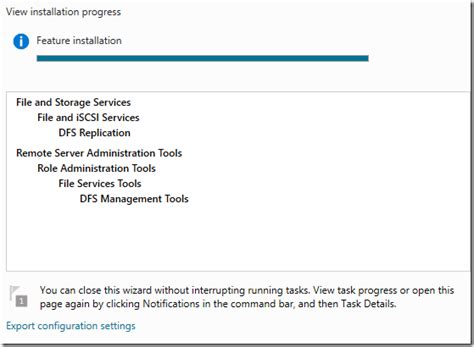 how to install dfs replication role and configure replication groups on