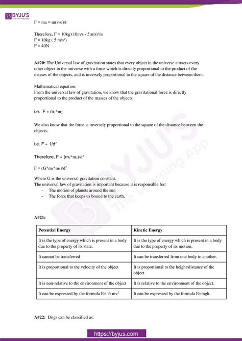 Cbse Sample Paper Class 9 Science Set 3 Solution Free Pdf