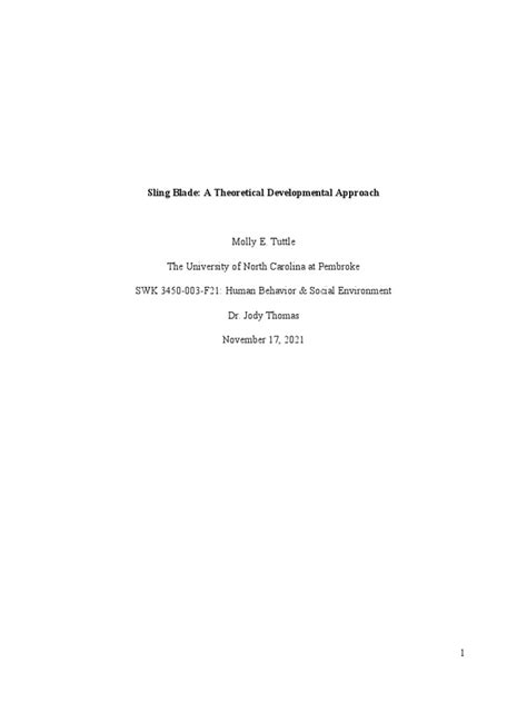 Hbse Theoretical Paper Final Draft Pdf Attachment Theory Psychology