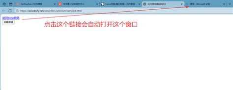 Selenium Java版（frame切换窗口切换）java Selenium切换到新窗口 Csdn博客