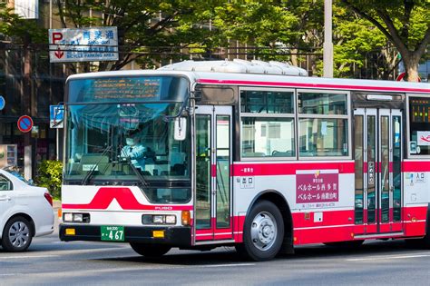 仙台200か467 宮城交通 三菱ふそうエアロスター KL MP バスずかん 仙台発バスの写真をのせてます