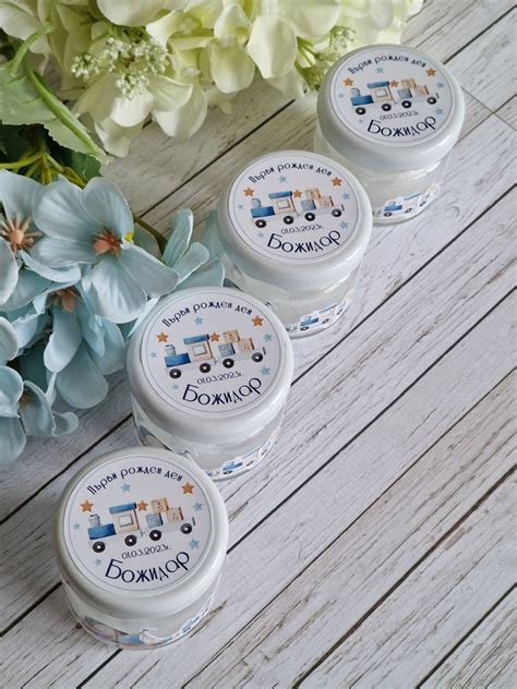 Свещи в бурканче подаръчета за гости вашия празник Handmasters Bg