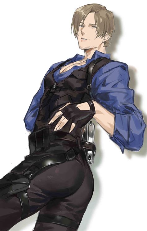 Leon S Kennedy Resident Evil And More Drawn By Naijarski Danbooru