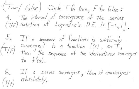 Solved True False Circle T For True F For False 4 The Chegg Com