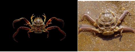 ‘heikegani Is A Species Of Crab Native To Japan With A Shell That Bears A Pattern Resembling A