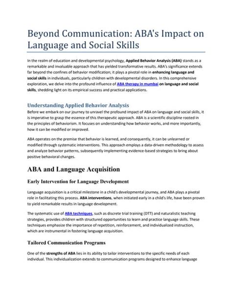 How Does Aba Workpdf How Does Aba Workpdf