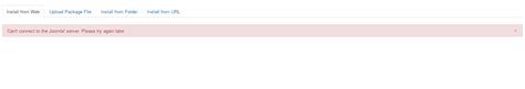 can t connect to the joomla server · issue 57 · joomla extensions install from web client · github