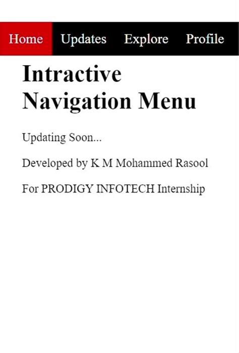 Mohammed Rasool K M On Linkedin Prodigyinfotech Internshipjourney