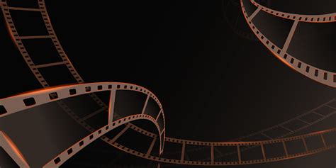 오래된 영화 배경입니다 필름 스트립이 있는 벡터 그림입니다 3d 아이소메트릭 스타일 디자인 요소 템플릿 영화제 배너 또는 배경 브로셔 포스터 티켓 영화 프로젝터와 전단지