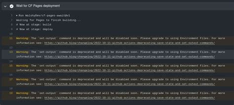The `set Output` Command Is Deprecated And Will Be Disabled Soon Please Upgrade To Using