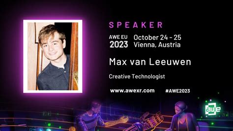 max van leeuwen on linkedin awe2023 ar vr xr immersive tech