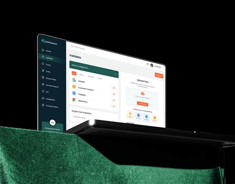 saas email marketing upload file on behance