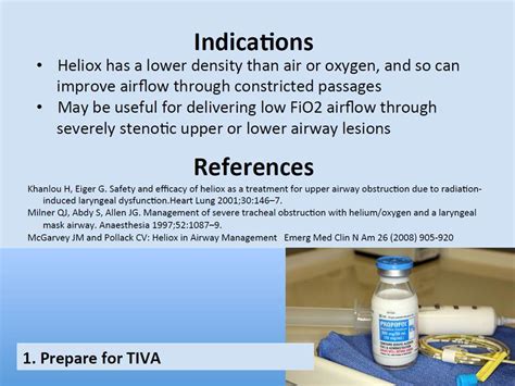 Heliox Setup For The Difficult Airway Iowa Head And Neck Protocols