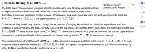 Comparison How Do Neural Scaling Laws Explain The Improvements From Lstms To Transformer Based