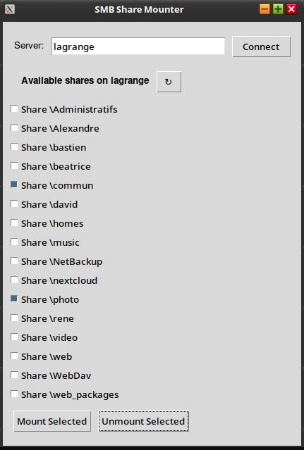 Need Help For Mounting Smb Share With Python Third Party Applications