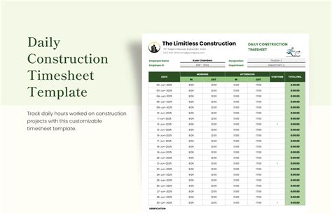 20 Essential Construction Excel Template Bundle Download In Excel