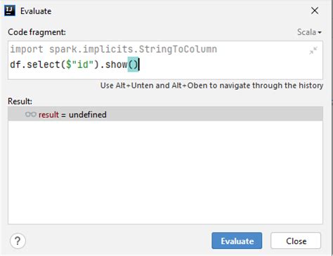 Scala How To Use Sparks Implicit Conversion E G In IntelliJ