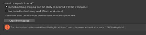 Plastic Scm Client Authentication Mode Error Unity Engine Unity Discussions
