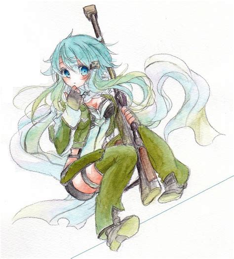 Sinon Sword Art Online Drawn By Fina Sa47rin5 Danbooru Sinon Sword Art Online Drawn By Fina Sa47rin5 Danbooru