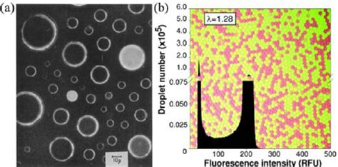 Single Molecule Analysis In Drops A The Activity Of Single Download Scientific Diagram