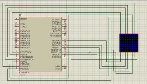 Interfacing Atmega16 Microcontroller With Dot Matrix Display