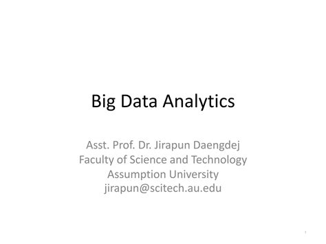 big data analytics ppt