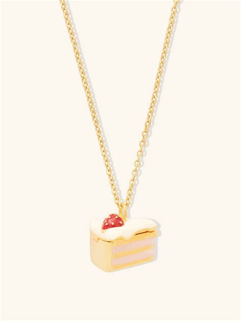 Strawberry Shortcake Gold Locket Necklace Wanderlust Co